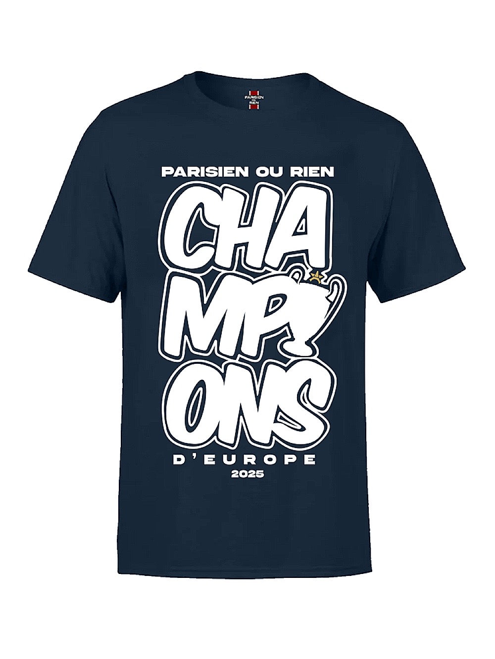 TEE-SHIRT PARISIEN OU RIEN BIG CHAMPIONS